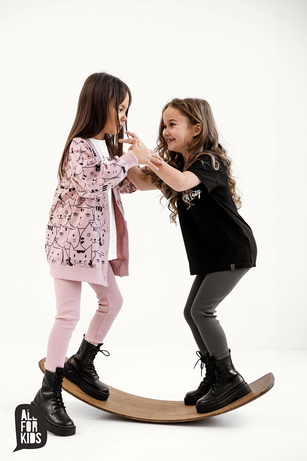 Rebrované legíny AFK - PINK | KidsMode.sk